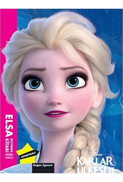 Disney Karlar Ülkesi 2 Elsa Maskeli Boyama Kitabı