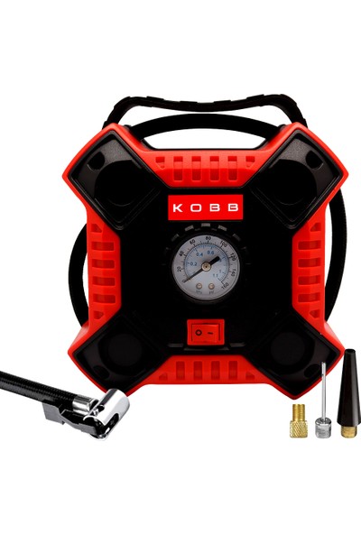 KOBB KB100 12Volt 160 PSI Analog Göstergeli Hava Pompası KOBB KB100 12Volt 160 PSI Analog Göstergeli Hava Pompası