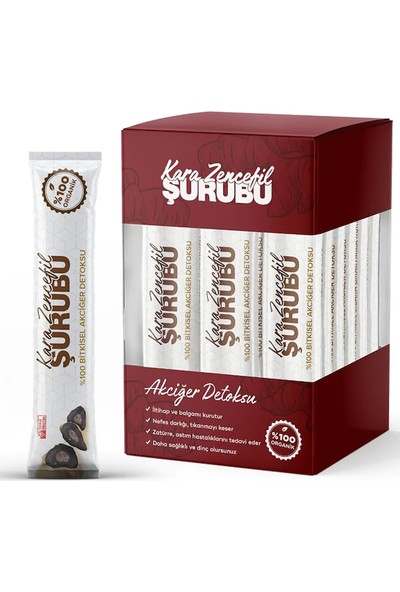 Kara Zencefil Şurubu 15 Şase x 15 ml