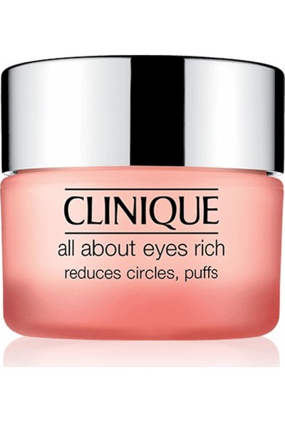 Clinique Yoğun Göz Çevresi Bakım Kremi - All About Eyes Rich 30 ml Clinique Yoğun Göz Çevresi Bakım Kremi - All About Eyes Rich 30 ml