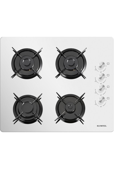 Kumtel KO 40 TSHDF Beyaz Oval Doğalgazlı Cam Set Üstü Ocak Kumtel KO 40 TSHDF Beyaz Oval Doğalgazlı Cam Set Üstü Ocak