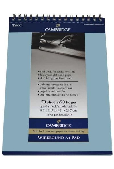 Mead Bloknot A4 Mavi 70 Yp. Çizgili M 159419