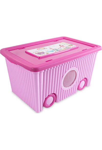 Flora F379 Trendy Tekerlekli Oyuncak Kutusu 60 LT Flora F379 Trendy Tekerlekli Oyuncak Kutusu 60 LT