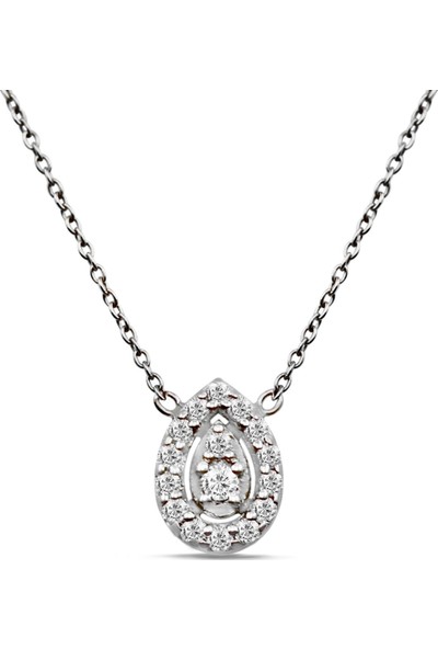 Amor 0.14 Karat Pırlanta Fantezi Kolye F-Sı 18K Amor 0.14 Karat Pırlanta Fantezi Kolye F-Sı 18K