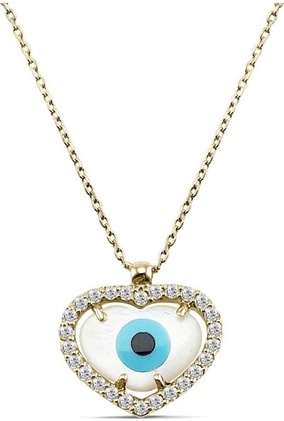 Amor 0.21 Karat Pırlanta Fantezi Nazar Kolye F-Vs/sı 18K Amor 0.21 Karat Pırlanta Fantezi Nazar Kolye F-Vs/sı 18K