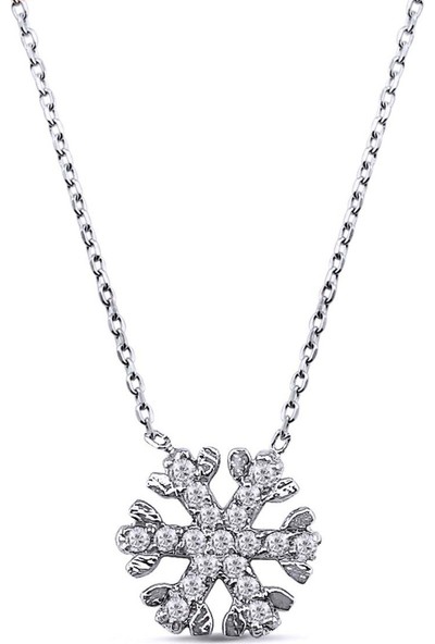 Amor 0.23 Karat Pırlanta Kar Tanesi Kolye F-Vs 18K Amor 0.23 Karat Pırlanta Kar Tanesi Kolye F-Vs 18K