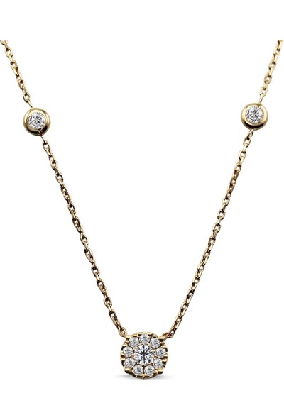 Amor 0.24 Karat Coronet Pırlanta Kolye F-Sı 18K Amor 0.24 Karat Coronet Pırlanta Kolye F-Sı 18K