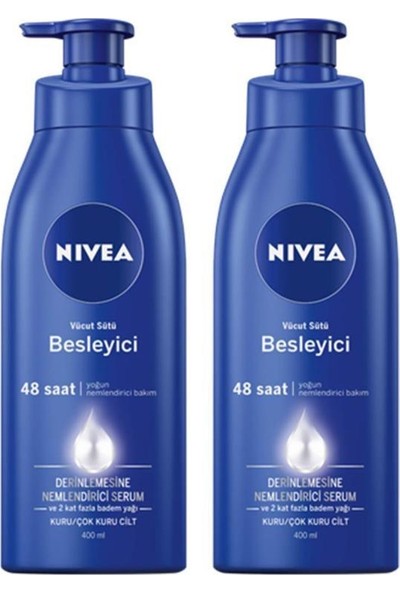 Nivea Besleyici Vücut Sütü 400 ml 2'li