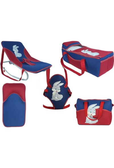 Miabella Home 5'li Bebek Bakım Çantası Seti