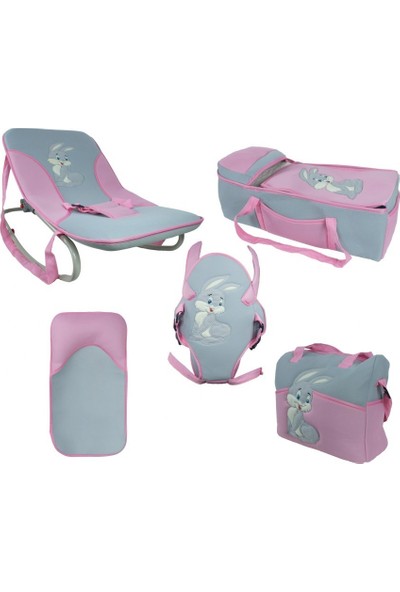 Miabella Home 5'li Bebek Bakım Çantası Seti