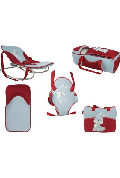 Miabella Home 5'li Bebek Bakım Çantası Seti