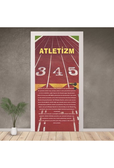 Hediyeci Dükkanım Spor Odası Kapı Giydirme 25