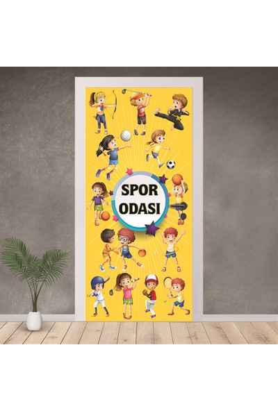 Hediyeci Dükkanım Spor Odası Kapı Giydirme 36 Hediyeci Dükkanım Spor Odası Kapı Giydirme 36