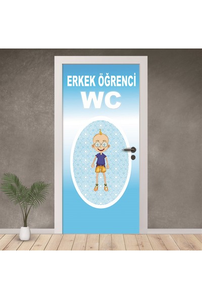 Hediyeci Dükkanım Wc Bay Bayan Kapı Giydirme 104