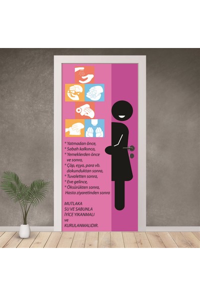 Hediyeci Dükkanım Wc Bay Bayan Kapı Giydirme 51