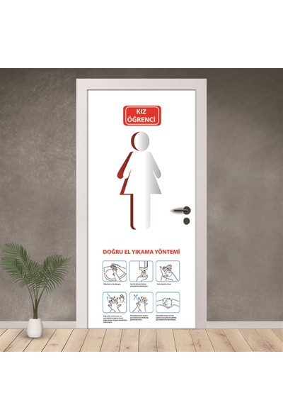 Hediyeci Dükkanım Wc Bay Bayan Kapı Giydirme 53