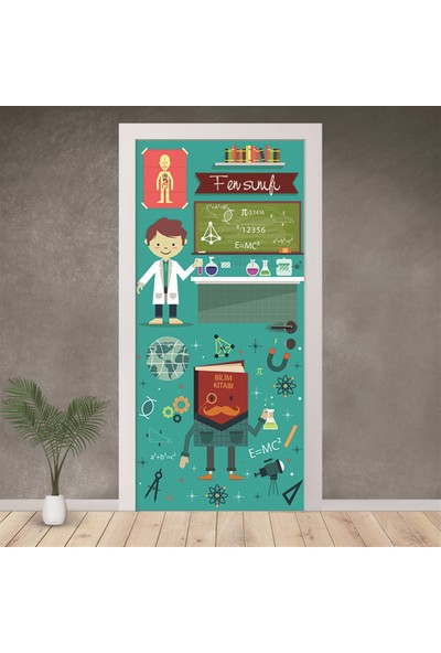 Hediyeci Dükkanım Fen Bilgisi Kapı Giydirme 40
