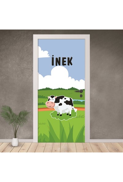 Hediyeci Dükkanım Hayvan Karakterleri Kapı Giydirme 07