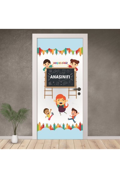 Hediyeci Dükkanım Ana Sınıfı Kapı Giydirme 165
