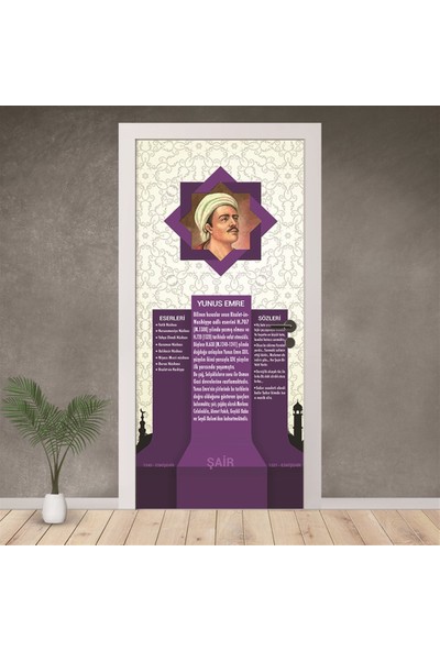 Hediyeci Dükkanım Bilim Insanları Kapı Giydirme 18