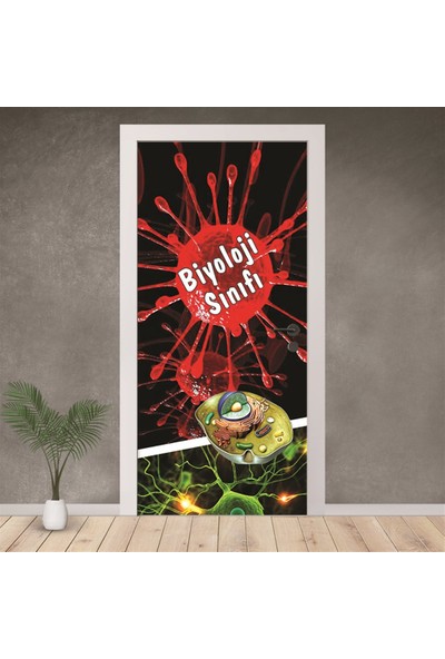 Hediyeci Dükkanım Biyoloji Kapı Giydirme 22