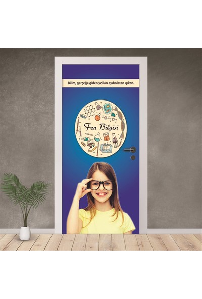 Hediyeci Dükkanım Fen Bilgisi Kapı Giydirme 03