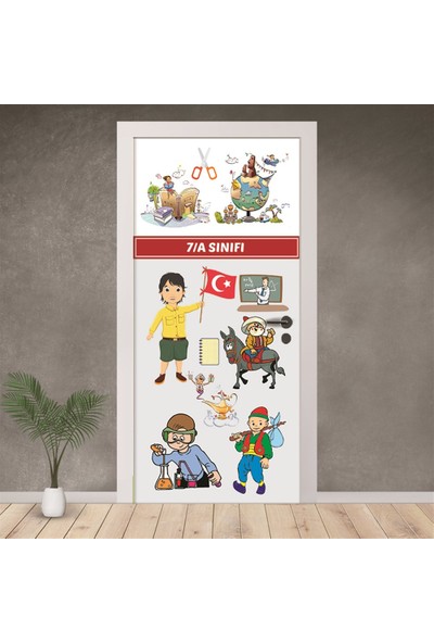 Hediyeci Dükkanım Ilkokul Ortaokul Lise Kapı Giydirme 71