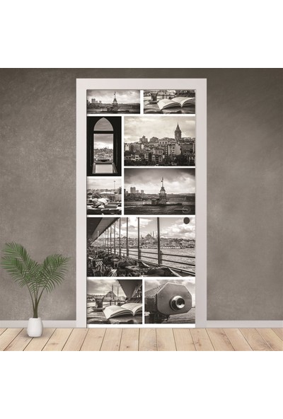 Hediyeci Dükkanım Istanbuldan Kareler Kapı Giydirme 50