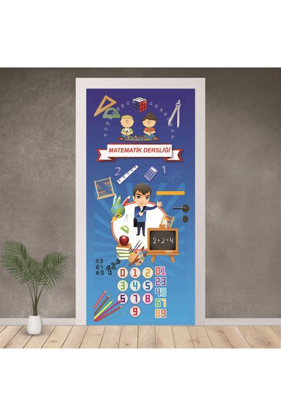Hediyeci Dükkanım Matematik Kapı Giydirme 09