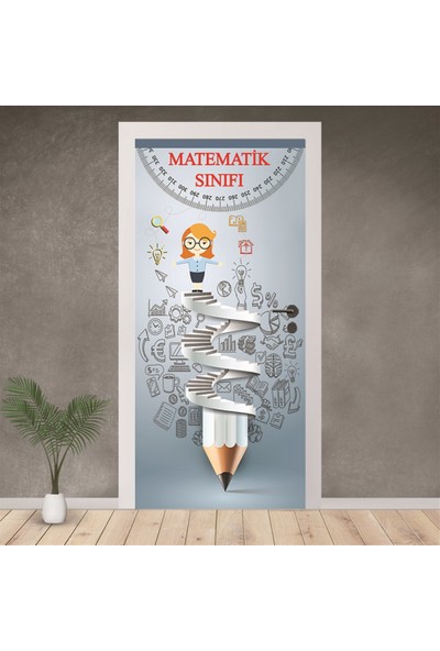 Hediyeci Dükkanım Matematik Kapı Giydirme 17