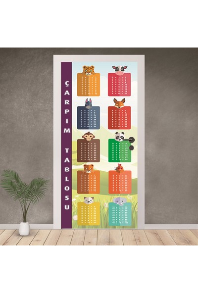 Hediyeci Dükkanım Matematik Kapı Giydirme 26