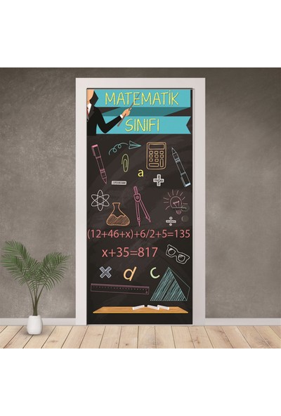 Hediyeci Dükkanım Matematik Kapı Giydirme 58