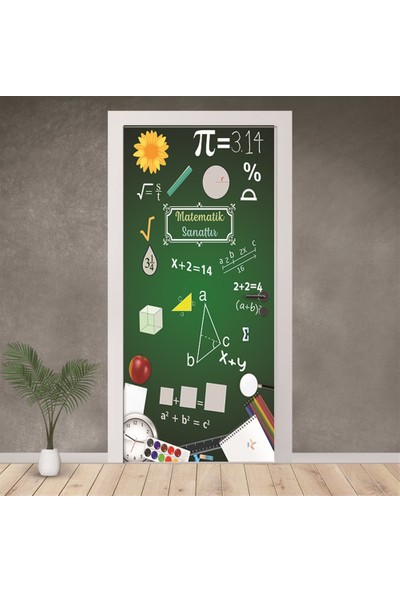 Hediyeci Dükkanım Matematik Kapı Giydirme 70