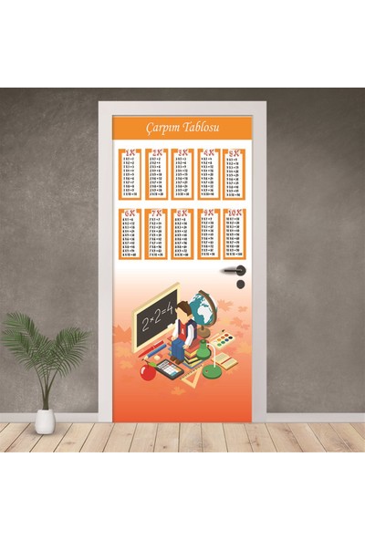Hediyeci Dükkanım Matematik Kapı Giydirme 72