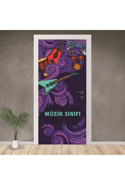 Hediyeci Dükkanım Müzik Kapı Giydirme 40