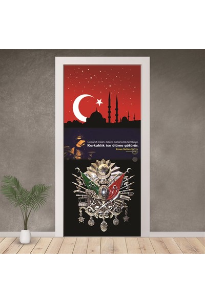 Hediyeci Dükkanım Osmanlı Padişahları Kapı Giydirme 02