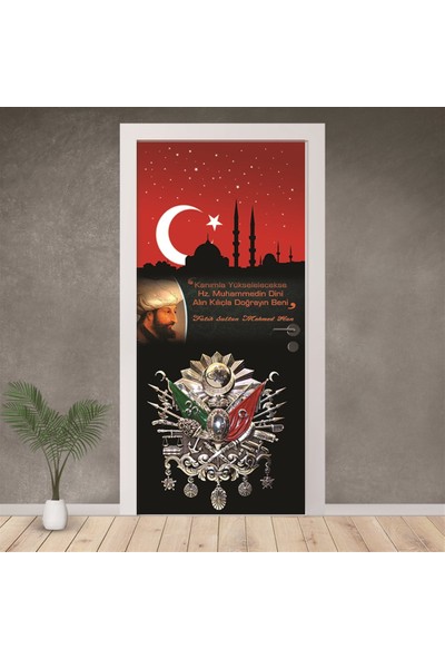 Hediyeci Dükkanım Osmanlı Padişahları Kapı Giydirme 04