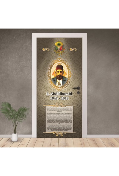 Hediyeci Dükkanım Osmanlı Padişahları Kapı Giydirme 38