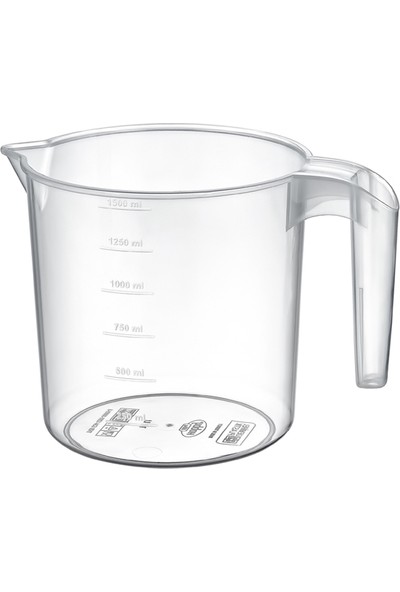 Mobstil Toraman Üç Adet Yuvarlak Şeffaf Maşrapa 1,5 L