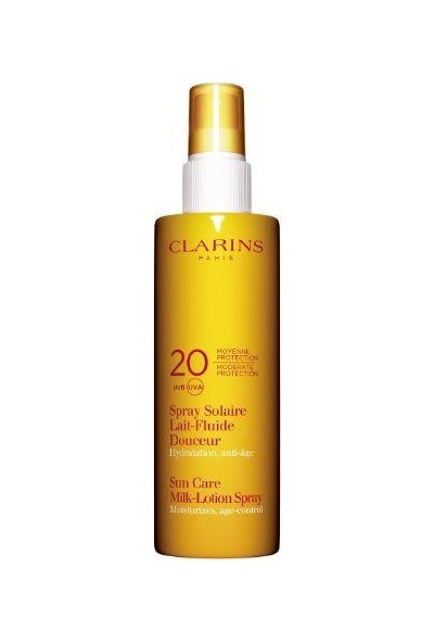 Clarins Sun Care Milk Lotion Spray Uvb/uva 20 150 ml Clarins Sun Care Milk Lotion Spray Uvb/uva 20 150 ml