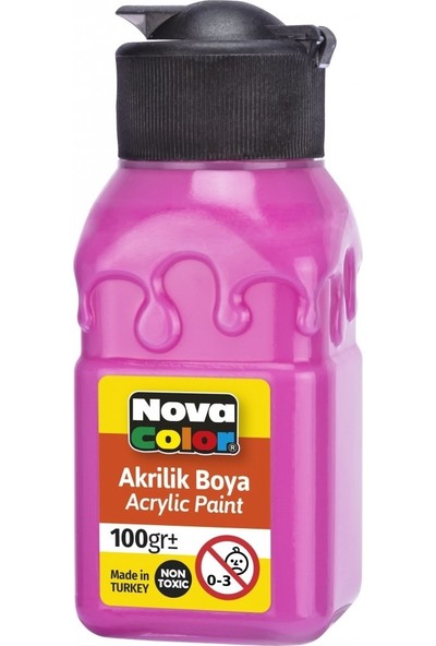 Nova Color Akrilik Boya 100 ml Pembe Nova Color Akrilik Boya 100 ml Pembe