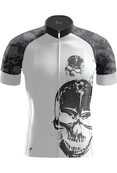 Freysport Skull-10 Bisiklet Forması Kısa Kol - Siyah, Beyaz Freysport Skull-10 Bisiklet Forması Kısa Kol - Siyah, Beyaz