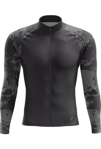 Freysport Iskelet-01 Bisiklet Forması Uzun Kol Siyah Freysport Iskelet-01 Bisiklet Forması Uzun Kol Siyah