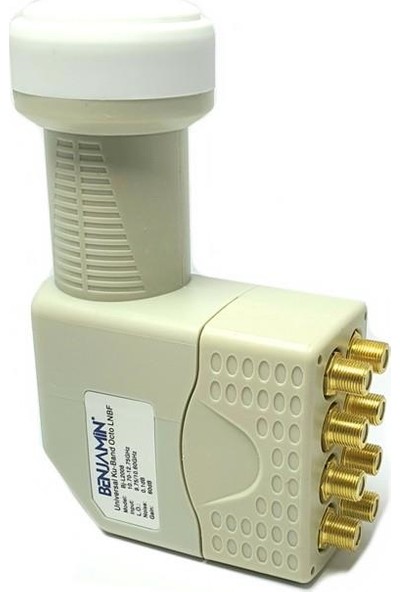 Benjamin Octo Sekizli Lnb 0,1db - Full Hd 4K Uyumlu Benjamin Octo Sekizli Lnb 0,1db - Full Hd 4K Uyumlu