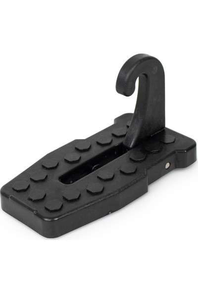 Bas-Çık Araç Tavanına Çıkma Aparatı Monoblok ABS Mat Siyah Tüm Araçlara Uyumludur