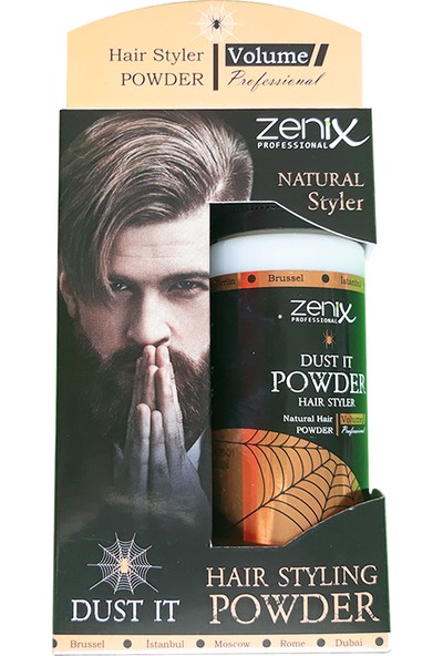 Zenix Powder Saç Şekillendirici Pudra Naturel - Erkek Saç Şekillendirici Zenix Powder Saç Şekillendirici Pudra Naturel - Erkek Saç Şekillendirici