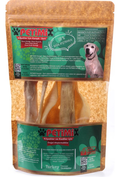 Petimix Karışık-Sert Çiğneme Kemikleri