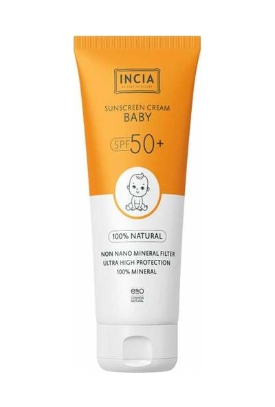 Incia Bebek Yüz Vücut Için Doğal Güneş Kremi 50 Spf 100 ml Incia Bebek Yüz Vücut Için Doğal Güneş Kremi 50 Spf 100 ml