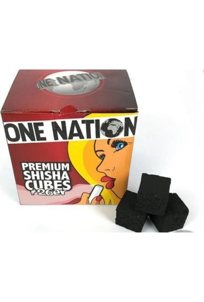 One Nation Nargile Kömürü Küp 1 kg