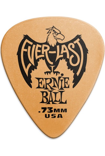 Ernie Ball Everlast Guitar Picks 1 Adet - 0.73MM - Orange Pena Ernie Ball Everlast Guitar Picks 1 Adet - 0.73MM - Orange Pena